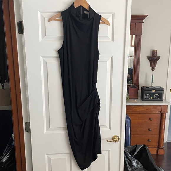 H by Halston | Dresses | H By Halston Black Asymmetrical Dress | Poshmark